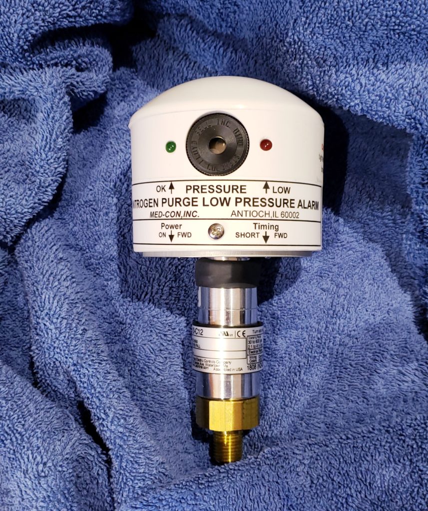 Low Pressure Nitrogen Purge Alarm A333-N2 - Med Con