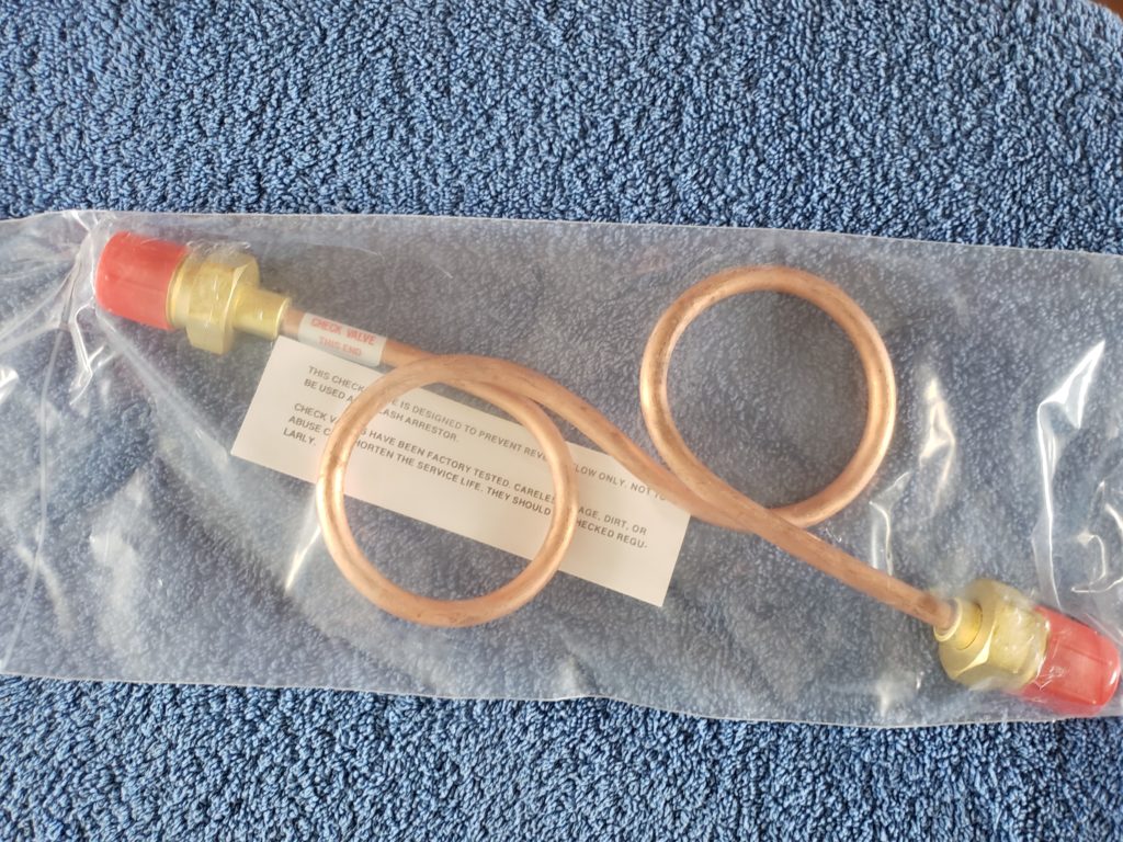 Copper Pigtails - CGA 580 - Med Con